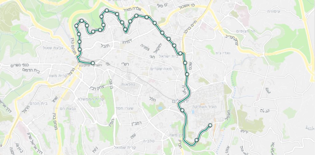 Egged Bus Route 3: Dung gate/Ma'ale HaShalom to Nation Buildings/Sderot ...