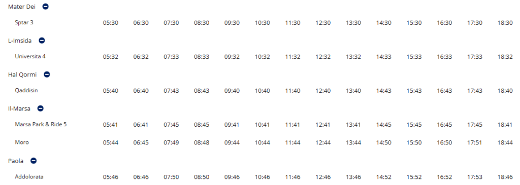 Route 226: Mainline Routes from Gudja to Mater Dei Hospital and ...