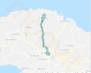 Route 309: Gozo from Victoria(Ir-Rabat) to Iz-Zebbug and Viceversa in ...