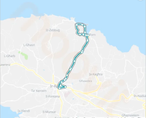 Route 310: Gozo from Victoria(Ir-Rabat) to Marsalforn and Viceversa in ...