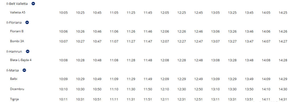 Route 72: Mainline Routes from Valletta to Qrendi and Viceversa in ...