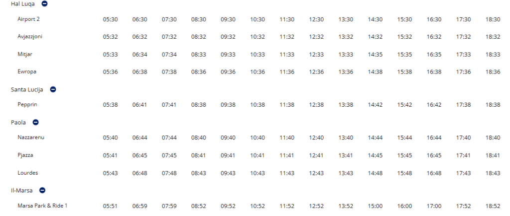 Route X3: Mainline / Airport Routes from Malta International Airport to ...