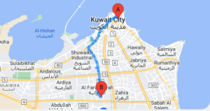 City Bus Route No.21A: From Sharq to Farwaniya in Kuwait Timetables ...