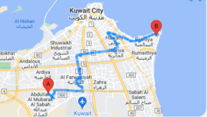 City Bus Route No.102X: From Fahaheel to Messila in Kuwait Timetables ...