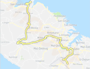 City Bus Route No.X3: From Bneid Al Gar to Airport in Kuwait Timetables ...