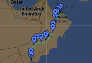 Oman Bus Route 100: From Muscat to Salalah Timetables, Route Maps ...