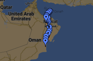 Oman Bus Route 52: From Duqm to Muscat Timetables, Route Maps, Stops ...