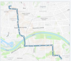 ZET Bus Route 109: Daily Lines runs from Črnomerec to Dugave Timetables ...