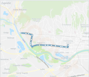 ZET Bus Route 116: Daily Lines runs from Ljubljanica to Podsused most ...