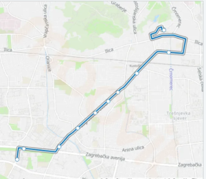 ZET Bus Route 109: Daily Lines runs from Črnomerec to Dugave Timetables ...