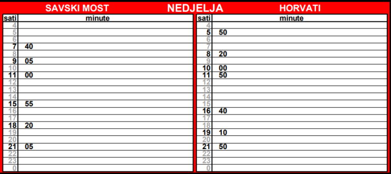 ZET Bus Route 164: Daily Lines runs from Zagreb (Savski most) to ...