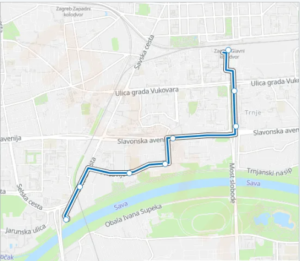 ZET Bus Route 290: Daily Lines runs from Zagreb (Kvaternikov trg) to ...
