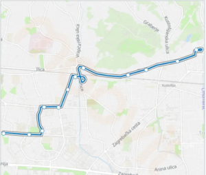 ZET Bus Route 136: Daily Lines runs from Črnomerec to Špansko ...