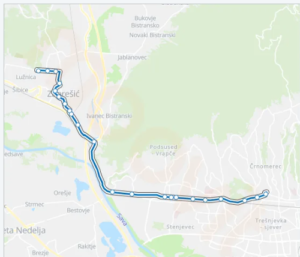 ZET Bus Route 172: Night Lines runs from Zagreb (Črnomerec) - Zapresic ...