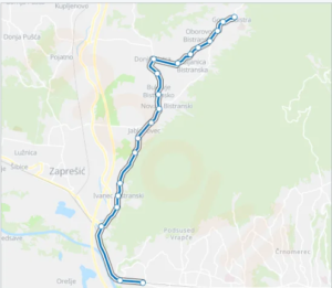 ZET Bus Route 109: Daily Lines runs from Črnomerec to Dugave Timetables ...