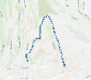 ZET Bus Route 201: Daily Lines runs from Kaptol to Kvaternikov trg ...