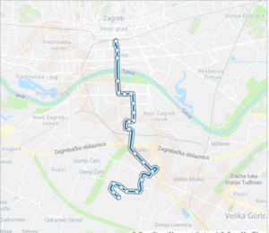 ZET Bus Route 109: Daily Lines runs from Črnomerec to Dugave Timetables ...