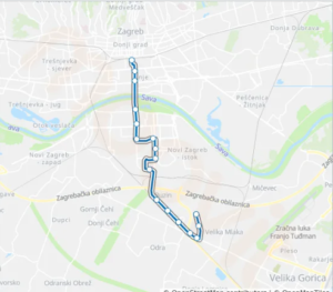 ZET Bus Route 109: Daily Lines runs from Črnomerec to Dugave Timetables ...