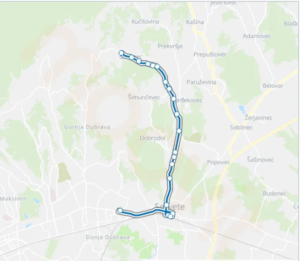 ZET Bus Route 172: Daily Lines runs from Zagreb (Črnomerec) to Zaprešić ...