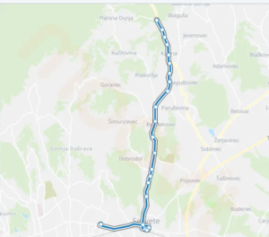 ZET Bus Route 263: Daily Lines runs from Dubec to Planina Gornja ...