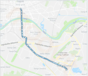 ZET Bus Route 109: Daily Lines runs from Črnomerec to Dugave Timetables ...
