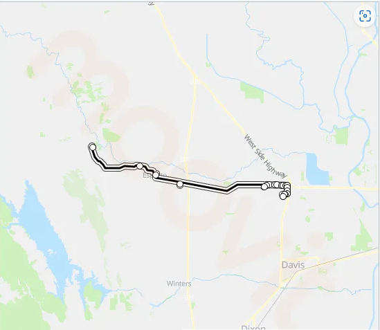 Yolobus USA Bus Route 215 Eastbound : Timetables, Maps, Schedules ...