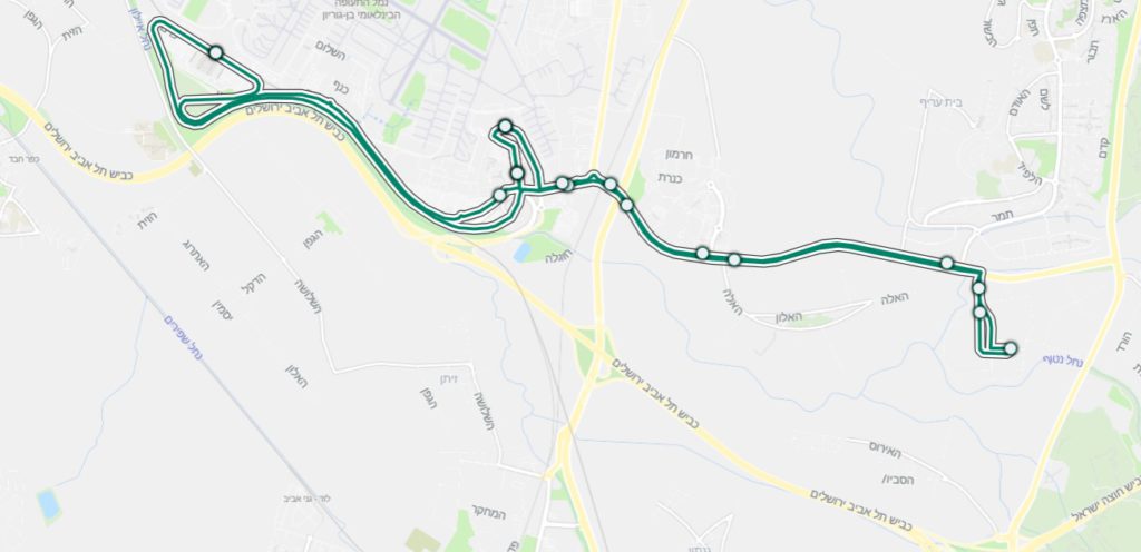 Egged Bus Route 9: Terminal 3/Ground Floor to Terminal 3/Ground ...
