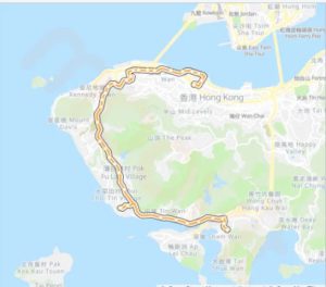 CTB (Citybus) Route No: 4 Wong Chuk Hang to Central (Exchange Square ...