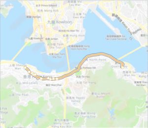 Hong Kong Bus Route No: 720P Taikoo Shing to Central (Wing Wo Street ...