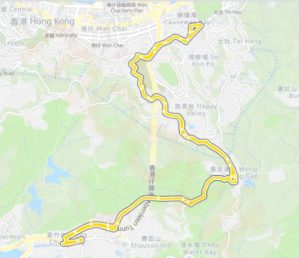 Hong Kong Bus Route No: 76 Wong Chuk Hang Station to Causeway Bay ...