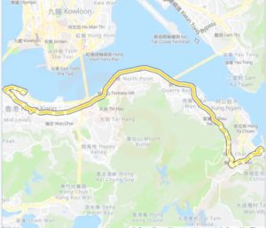 Hong Kong Bus Route No: 780 Chai Wan (East) to Central Ferry Piers and ...