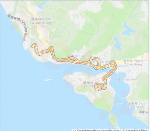 New Territories Bus Route / Line No: 77K - Runs from Yuen Long (Fung ...