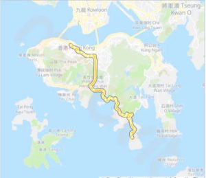 CTB (Citybus) Route No: 6A Central (Exchange Square) to Stanley Fort ...