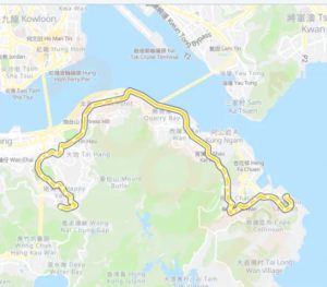 Hong Kong Bus Route No: 8X Siu Sai Wan (Island Resort) to Causeway Bay ...
