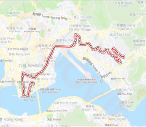 Kowloon Motor Bus Route / Line No: 13X - Runs from Tsim Sha Tsui East ...