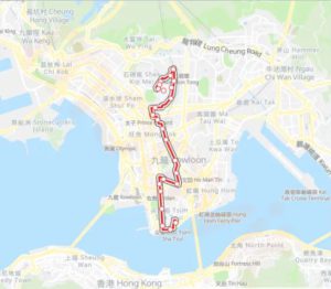 Kowloon Motor Bus Route / Line No: 203C - Runs from Tai Hang Tung to ...