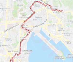 Kowloon Motor Bus Route / Line No: 23 Kwun Tong Ferry to Shun Lee ...