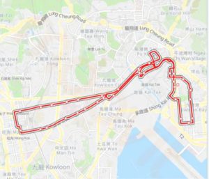 Kowloon Motor Bus Route / Line No: 24 Kai Yip to Mong Kok (Circular) in ...