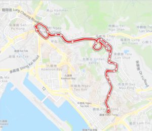Kowloon Motor Bus Route / Line No: 26M Choi Hung to Kwun Tong (Circular ...
