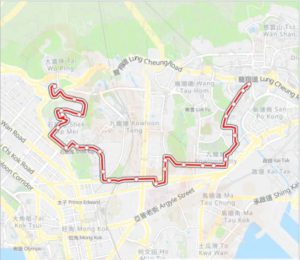 Kowloon Motor Bus Route / Line No: 2D - Runs from Chak On Estate to ...