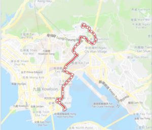 Kowloon Motor Bus Route / Line No: 3B - Runs from Hung Hom (Hung Luen ...