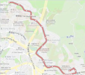 Kowloon Motor Bus Route / Line No: 3M - Runs from Choi Wan to Tsz Wan ...