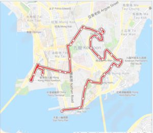 Kowloon Motor Bus Route / Line No: 8 - Runs from Star Ferry to Kowloon ...