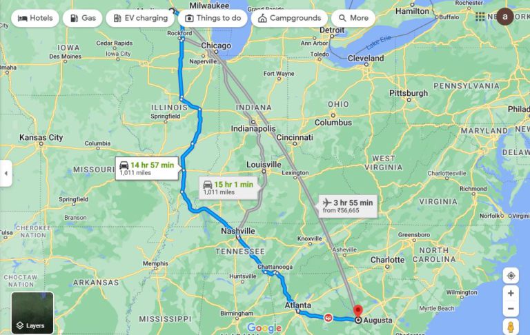 US Mega Bus Route No: SE2 Runs from Madison to Augusta Timetables, Maps ...