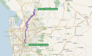 Adelaide Bus Route No: 224 (City Buses(Northern Routes)) runs from ...