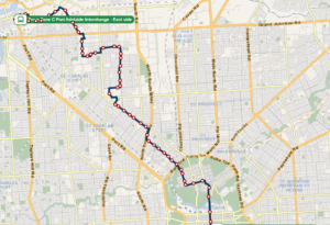 Adelaide Bus Route No: 252 (City Buses(Western Routes)) runs from Port ...