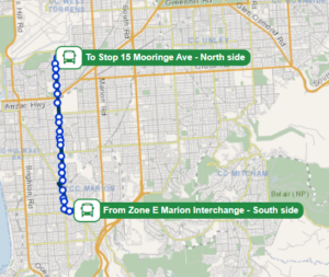Adelaide Bus Route No: J7M (JetBuses) runs from West Lakes Centre ...