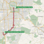 Adelaide Bus Route No: 200 (City Routes(Southern Routes)) runs from ...