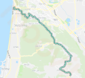 Egged Bus Route 54: Haifa to Dalit al-Karmel and Viceversa in Jerusalem ...