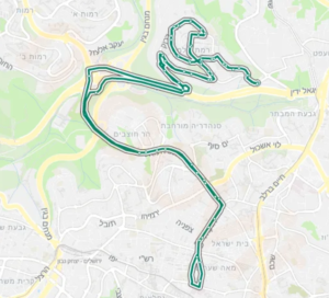 Egged Bus Route 56: Strauss/Prague to Chazon Ish/Rabbi Raphael Baruch ...